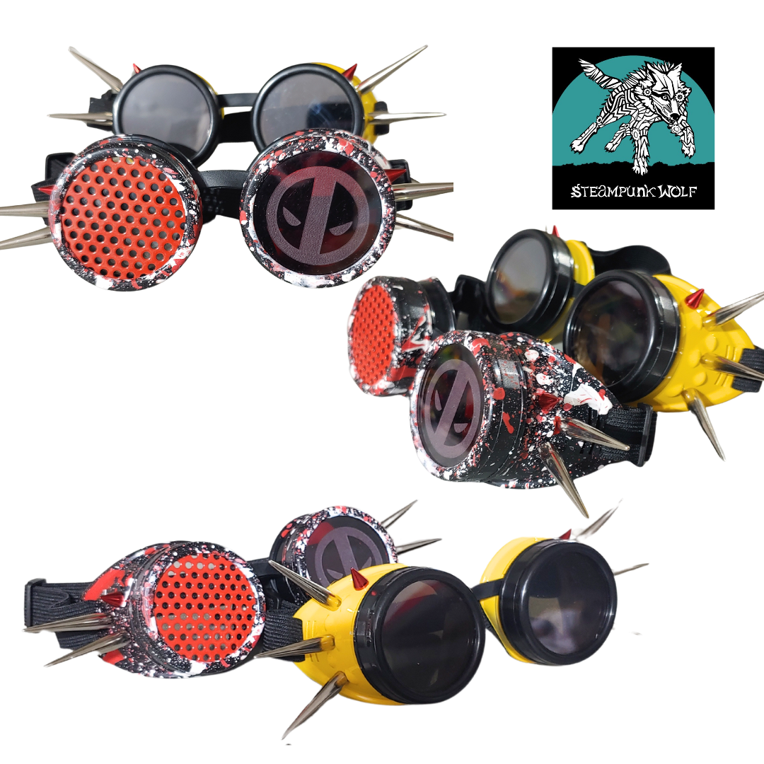 Deadpool and Wolverine Goggles Steampunk – Steampunk-Wolf-Kidz