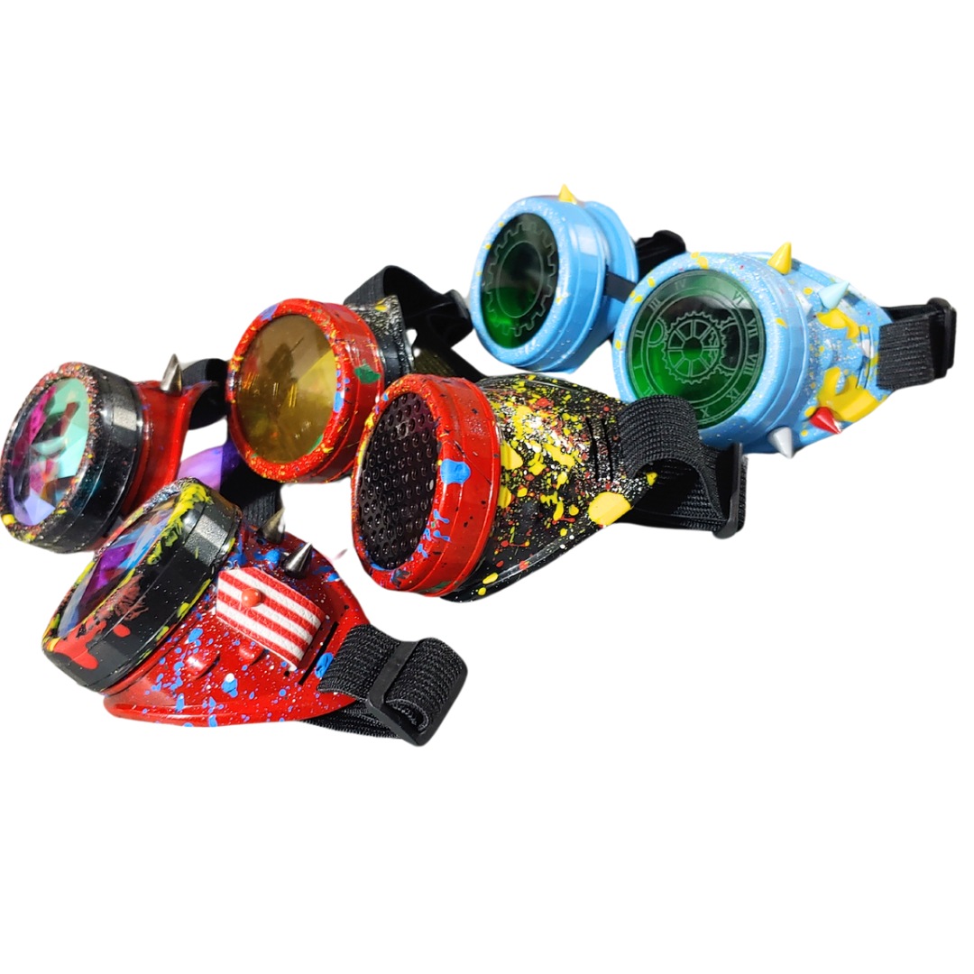 Splatter Paint Goggles – Steampunk-Wolf-Kidz