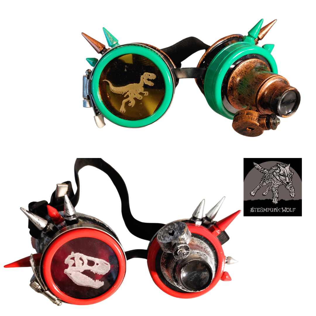 Dinosaur Steampunk Goggles – Steampunk-Wolf-Kidz